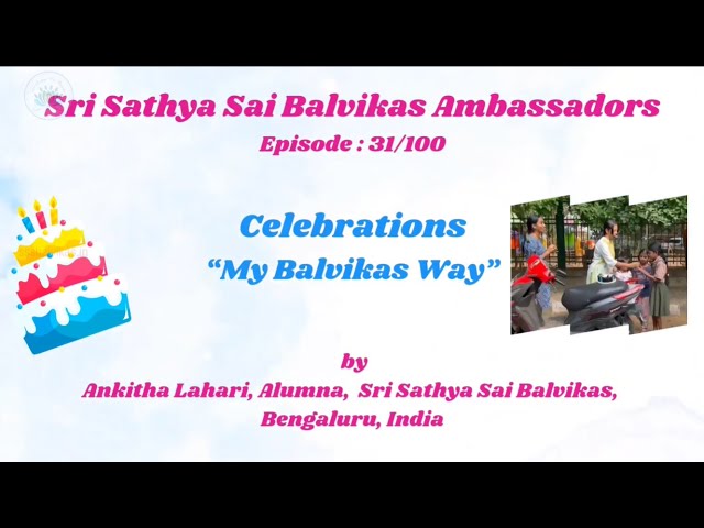 Video Stream - Sri Sathya Sai Balvikas