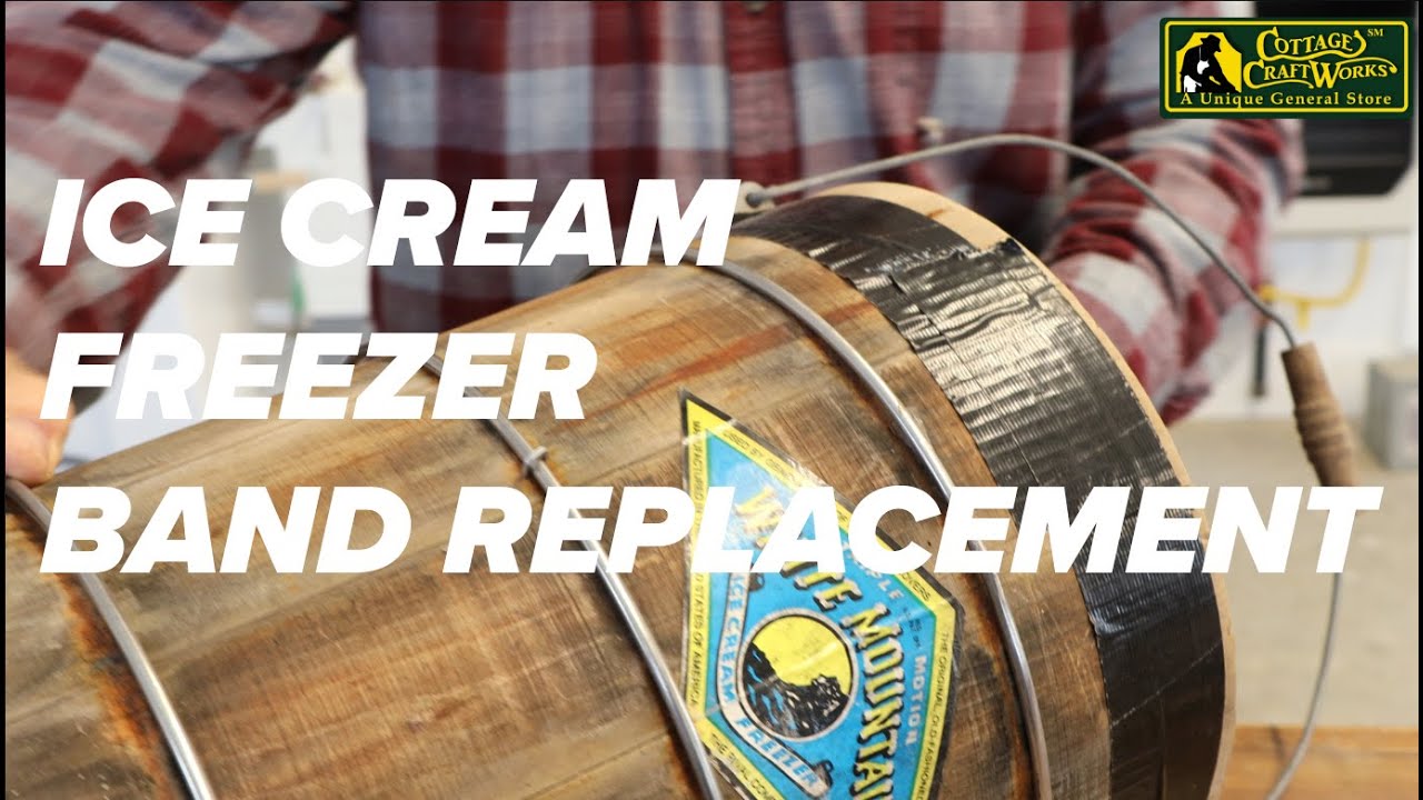 Ice Cream Freezer Band Replacement - YouTube