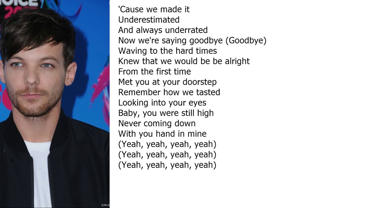 We Made It - Louis Tomlinson Lyrics - YouTube