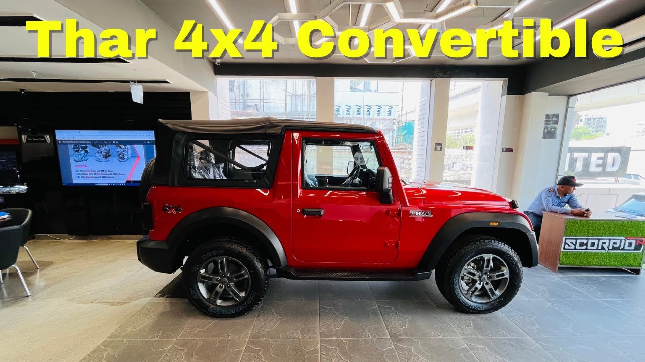 Thar Convertible 4x4 | कमाल या बवाल🔥? - YouTube