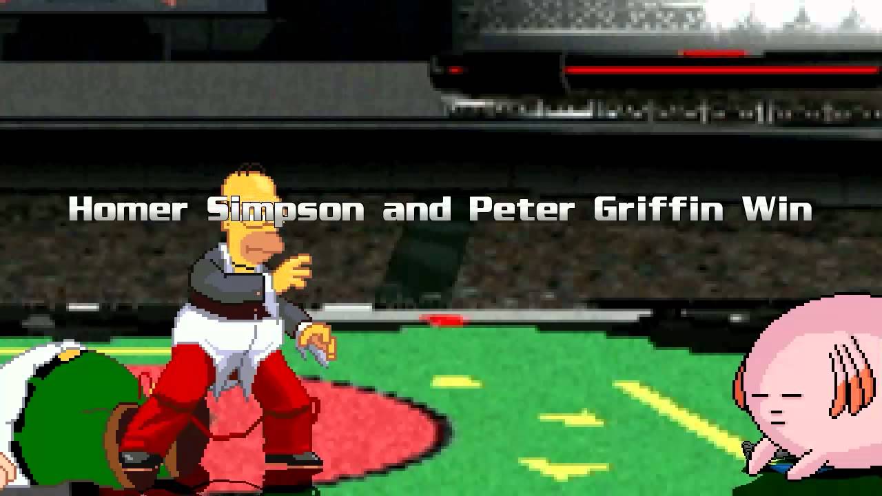 AN Mugen #44: Homer Simpson & Peter Griffin VS Chansey & Lucario - YouTube