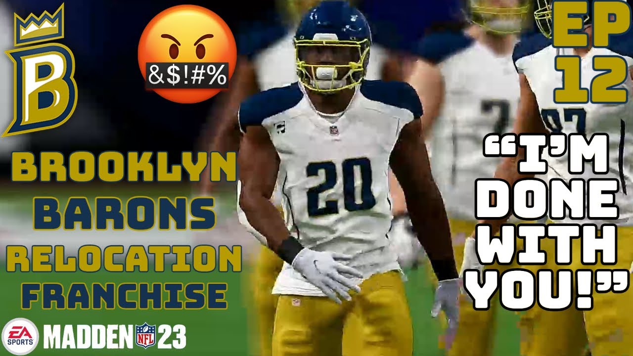 I Traded our Problematic Running Back!! | Madden 23 | Brooklyn Barons ...