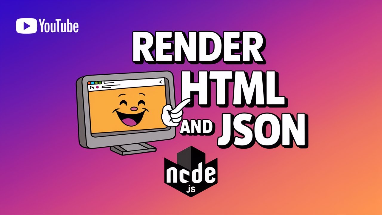 Nodejs Tutorial Rendering Html With Get Api Step By Step Guide 8656