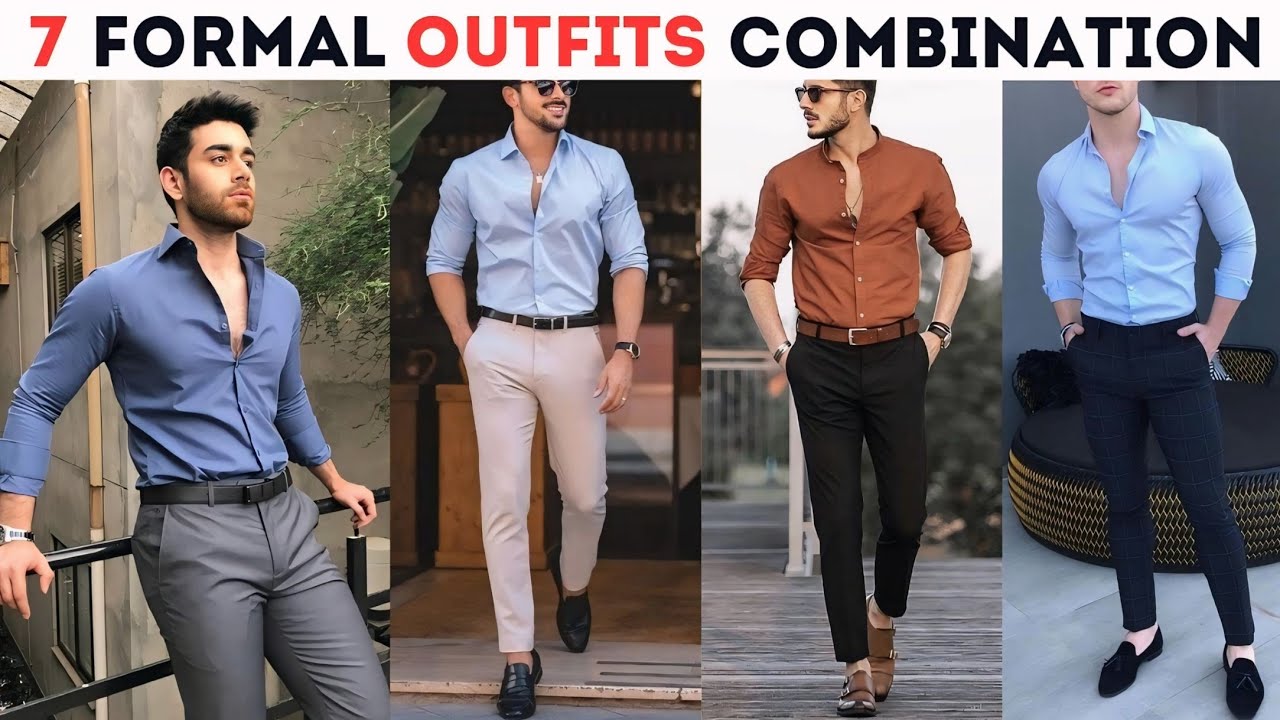 7 Best Colour Combination For Men | Formal Outfits | Aasif Malik - YouTube