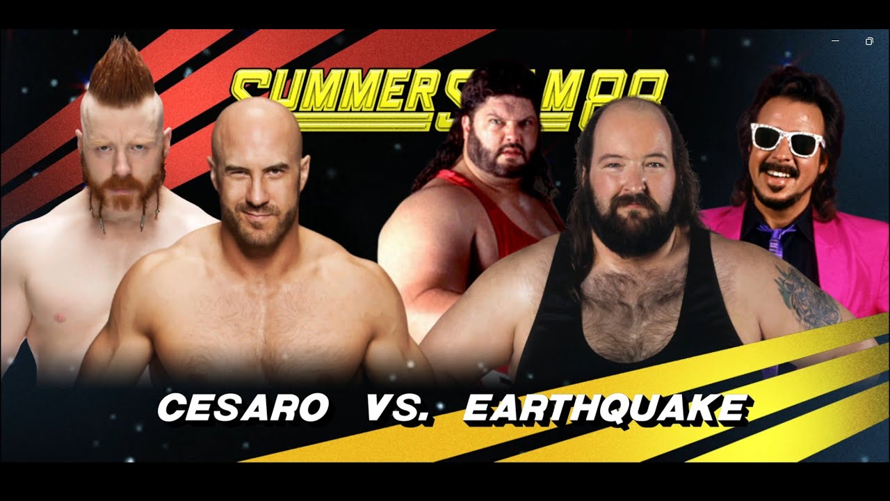 Cesaro vs. Earthquake: WWE 2K19 Gameplay - YouTube