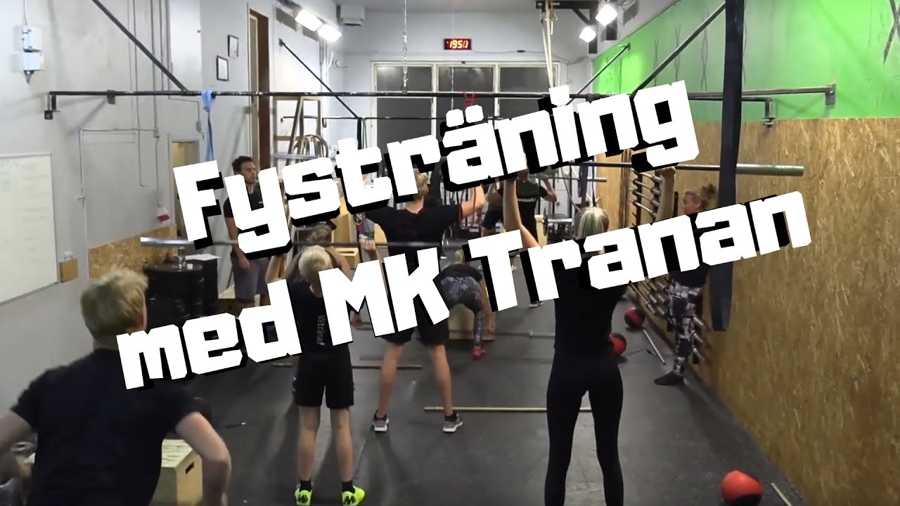 Högt intresse när mx-fys kör igång fysträning för MK Tranan - YouTube