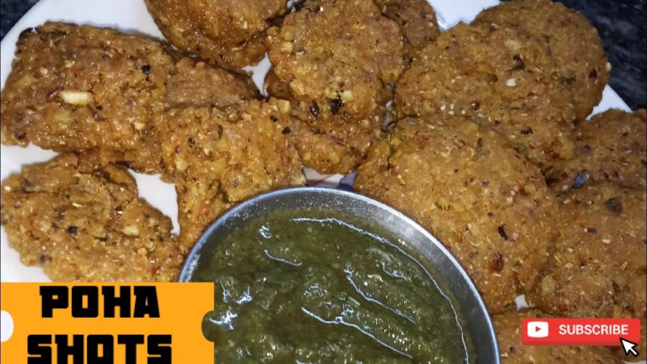 Poha Shots👌😋|| पोहा शॉट्स || Poha cutlet || Poha snack || Easy, simple ...
