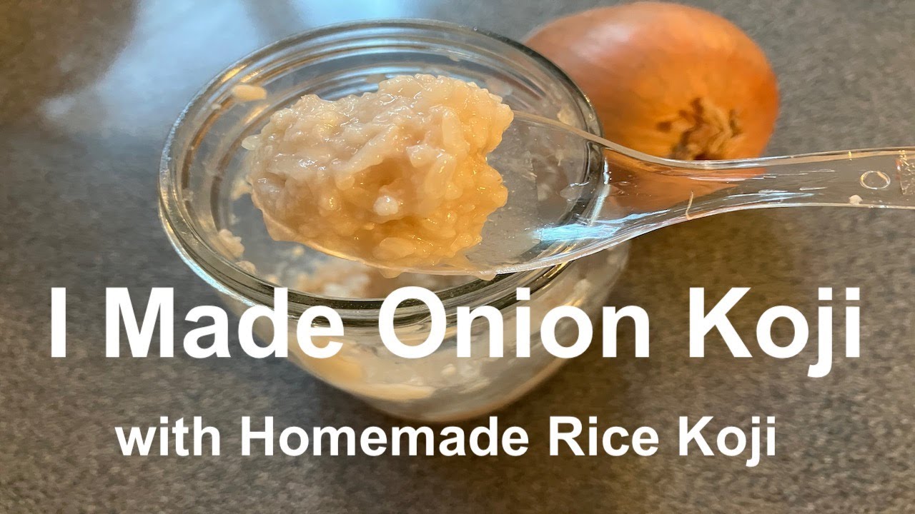 I Made Onion Koji with Homemade Rice Koji - YouTube