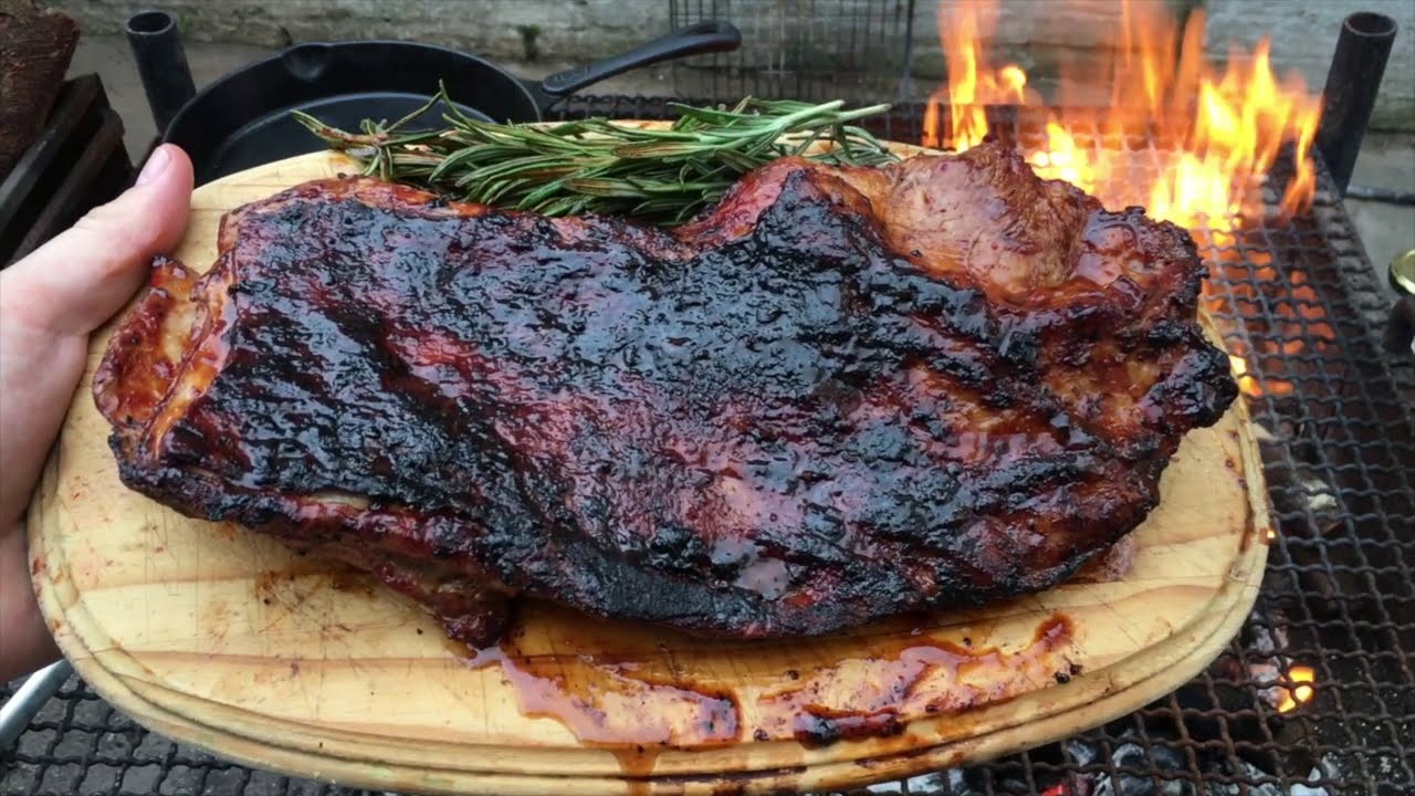 HOW TO BBQ DEBONED LAMB RIBS & FLAMBÉ BANANAS! BEST BRAAI EVER ...