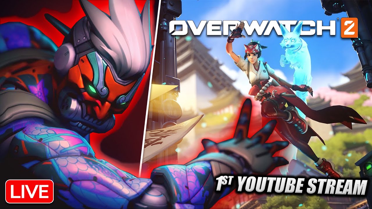 🔴LIVE - CHECKING OUT OVERWATCH 2 + 1ST YOUTUBE LIVE STREAM!!! - YouTube