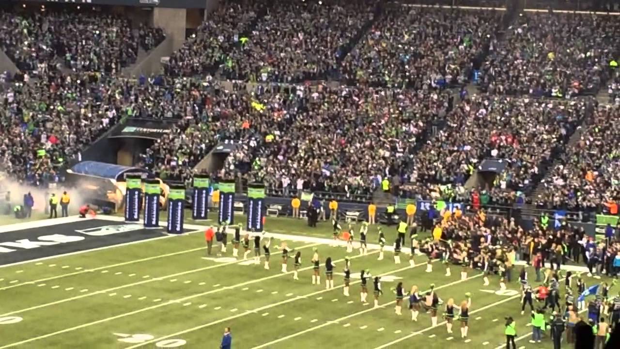 Intro of Seahawks players: NFC Championship 1/19/14 - YouTube