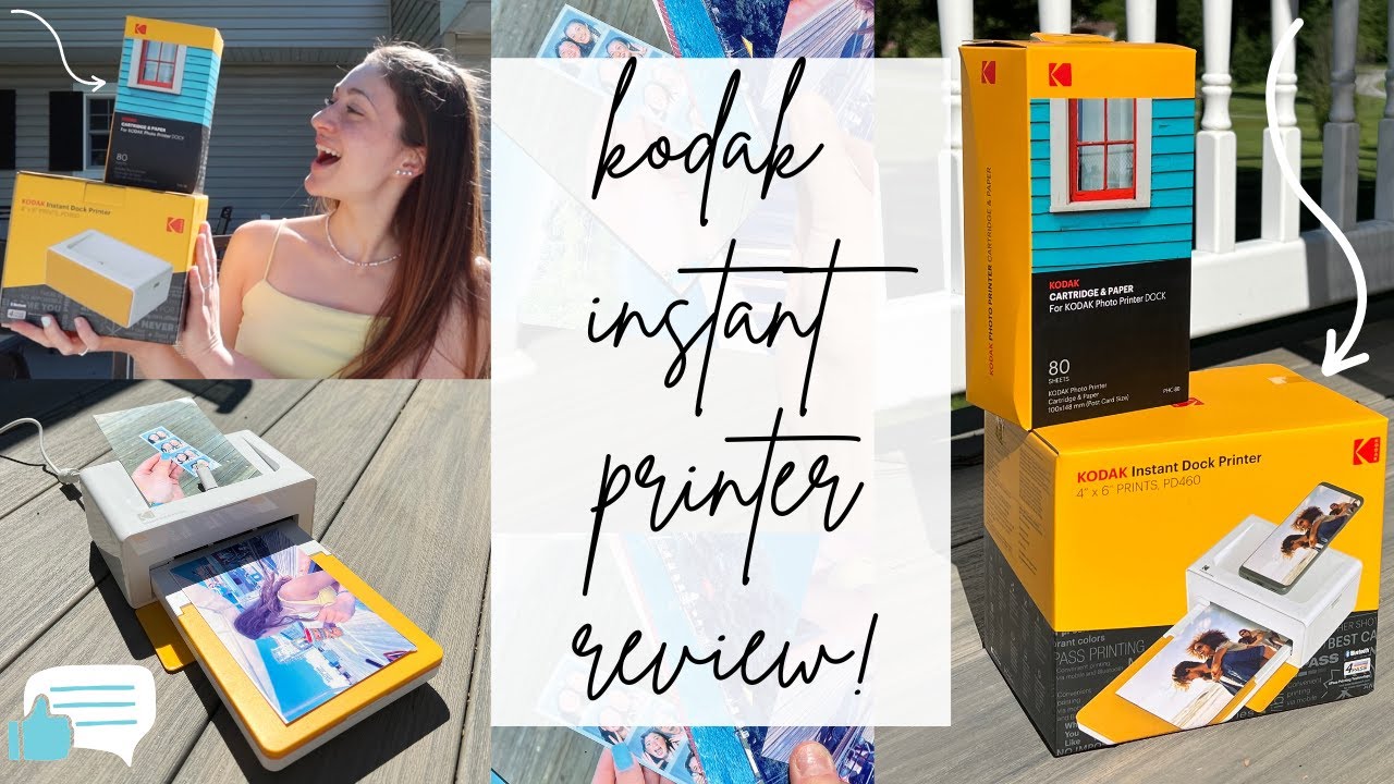 unboxing + reviewing the kodak instant printer bundle! *honest* - YouTube