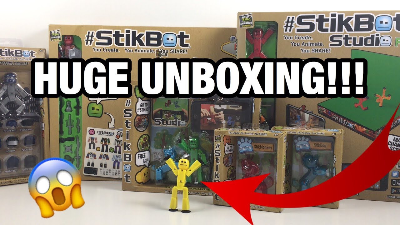 HUGE STIKBOT UNBOXING! - YouTube