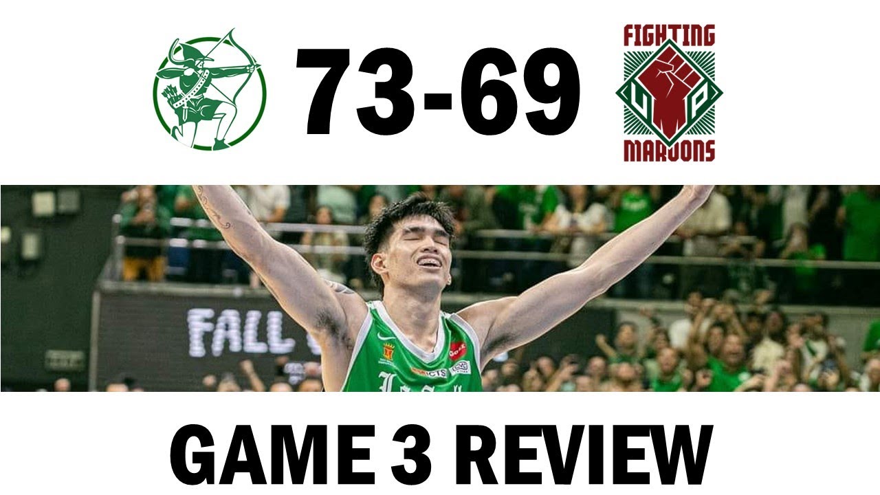 UAAP Season 86 Finals Game 3 Review and Statistics: How DLSU Green ...