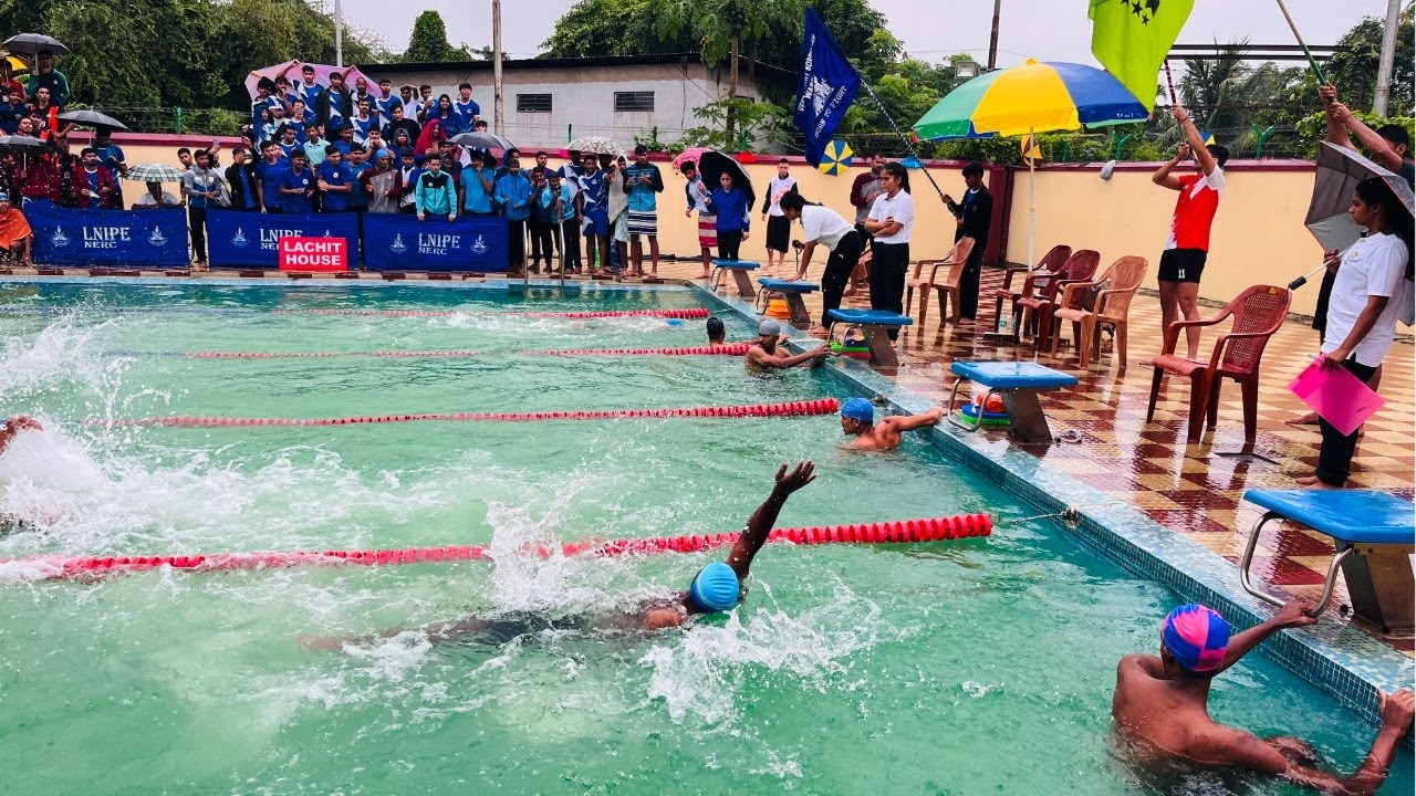Swimming intramural// inter house competition for boys - YouTube