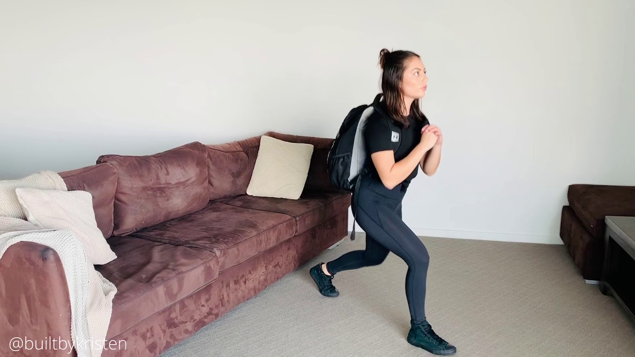 Backpack Split Squat - YouTube