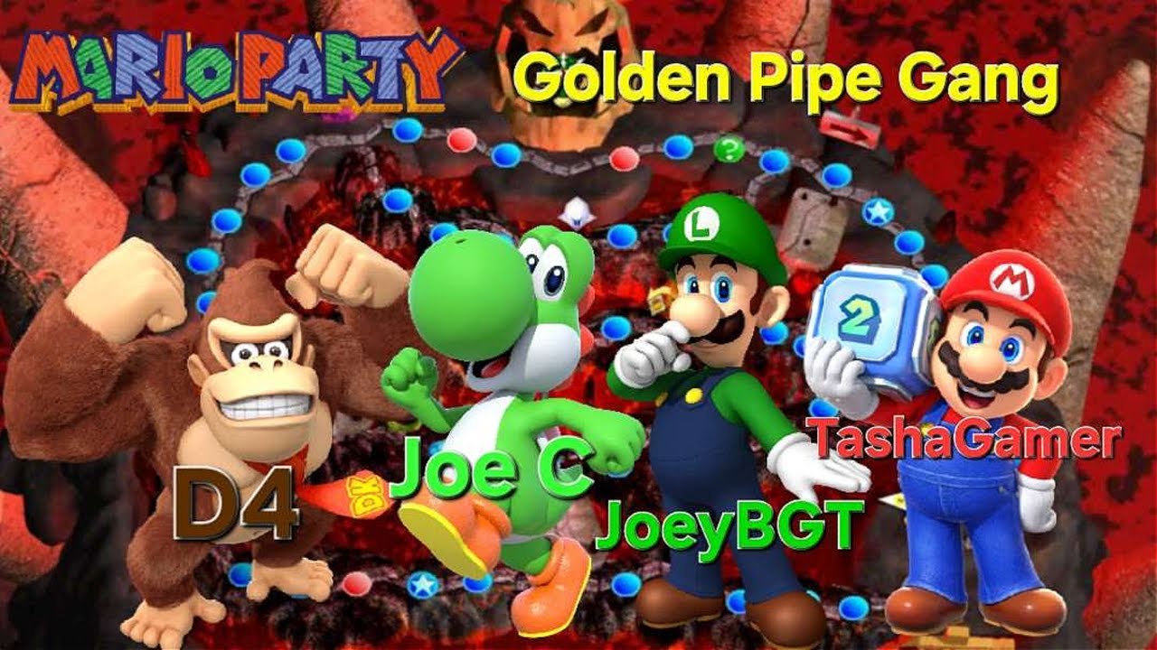 Golden Pipe Gang Plays Mario Party Episode 7: Bowser's Magma Mountain ...