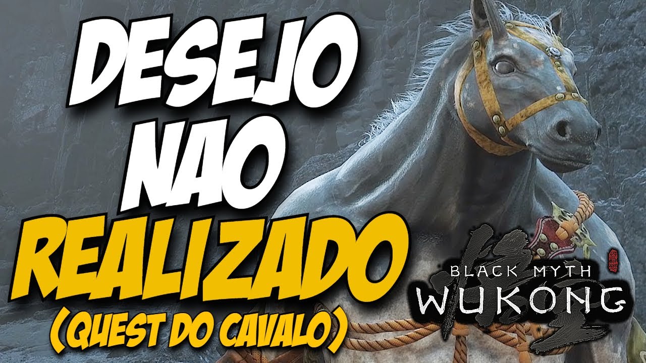 Black Myth Wukong - PASSO A PASSO DE COMO COMPLETAR A QUEST DO CAVALO ...