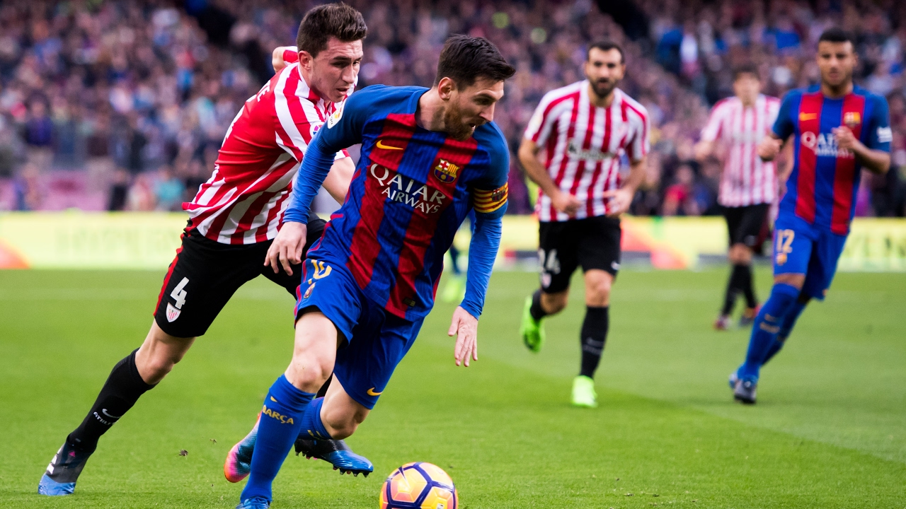 Lionel Messi vs Athletic Bilbao (Home) 2017 HD - YouTube