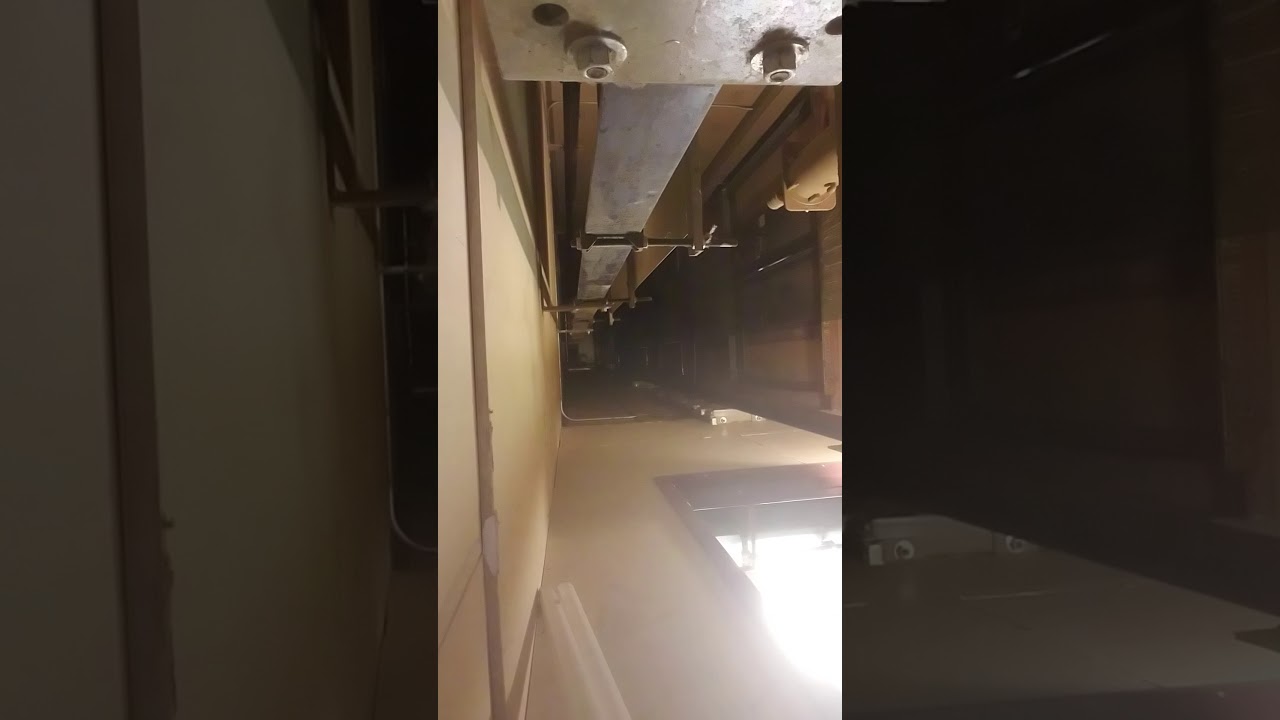 elevator car buffer test - YouTube