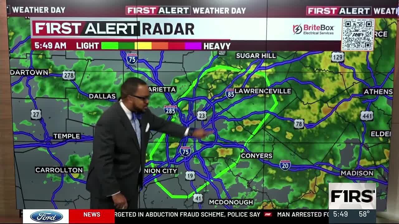 FIRST ALERT WEATHER DAY: Flash flood warning for Atlanta until 9:30 AM ...