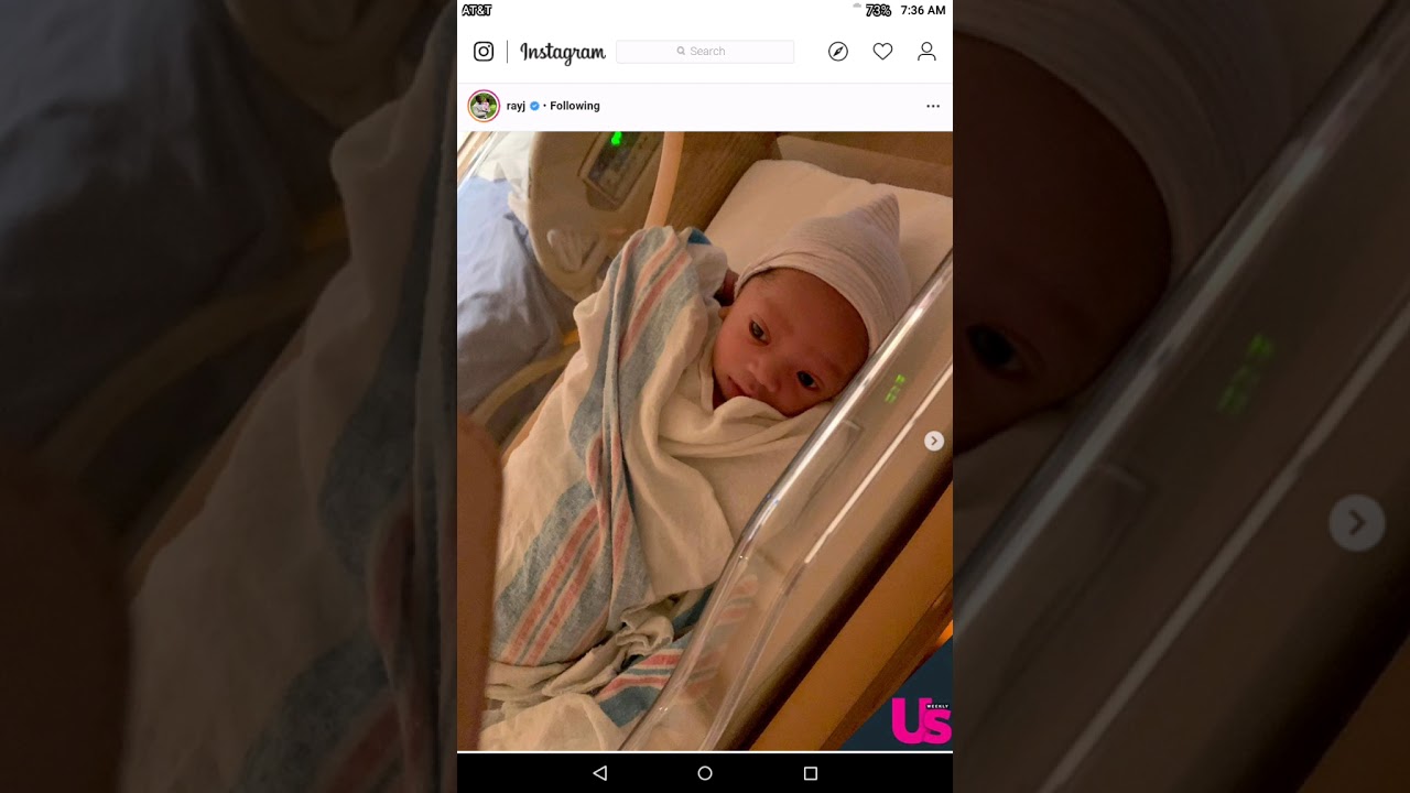 Ray J shows off Baby Epik Ray Norwood - YouTube