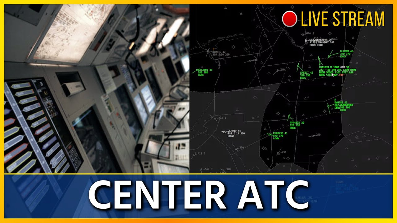 Vatsim ATC - Center Control (EDWW_A_CTR) - Live Session - YouTube
