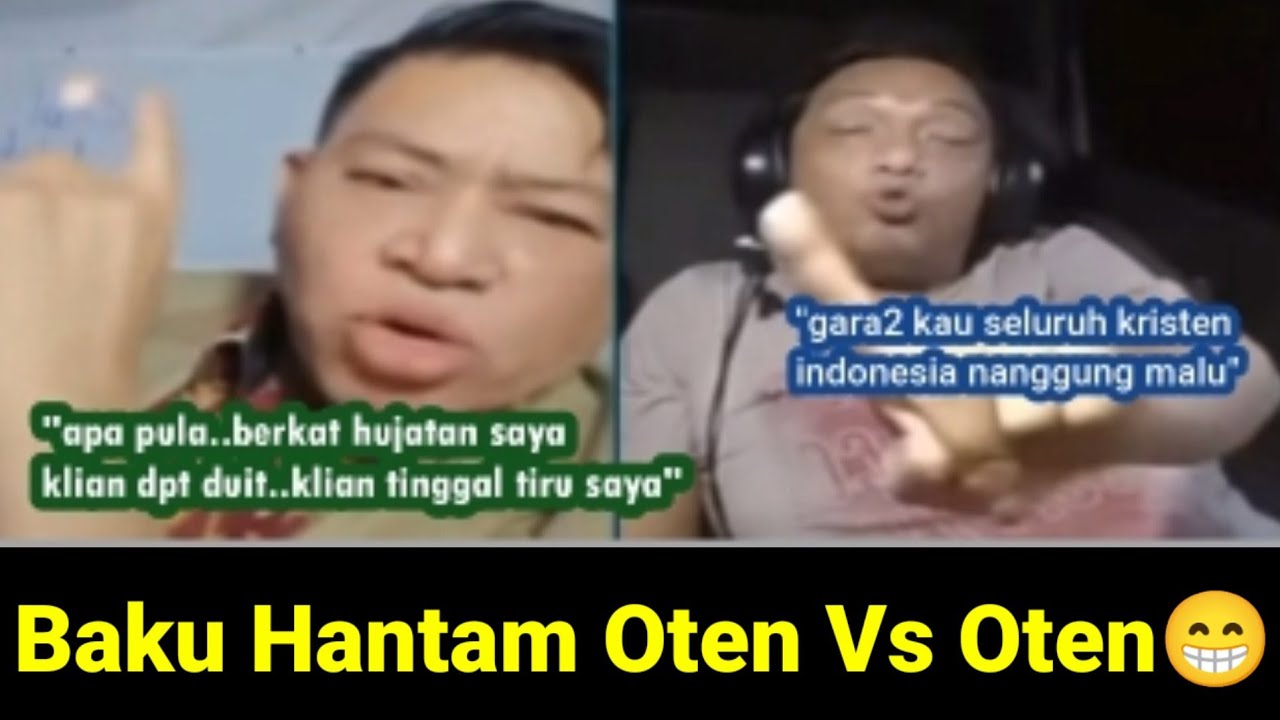 Baku Hantam Oten Vs Oten Seru Lucu 🤭😁 - YouTube