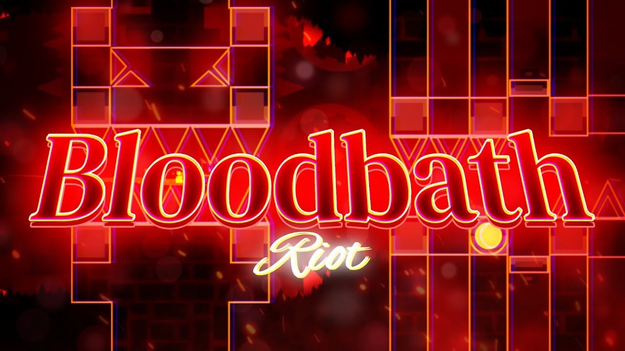 playing GD Practicing bloodbath :D - YouTube