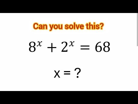 An exponential olympiad problem| maths|long division method|solve cubic ...