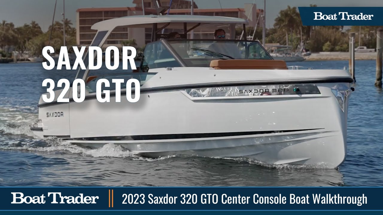 Saxdor 320 GTO Center Console Cruiser Boat Walkthrough Review - YouTube