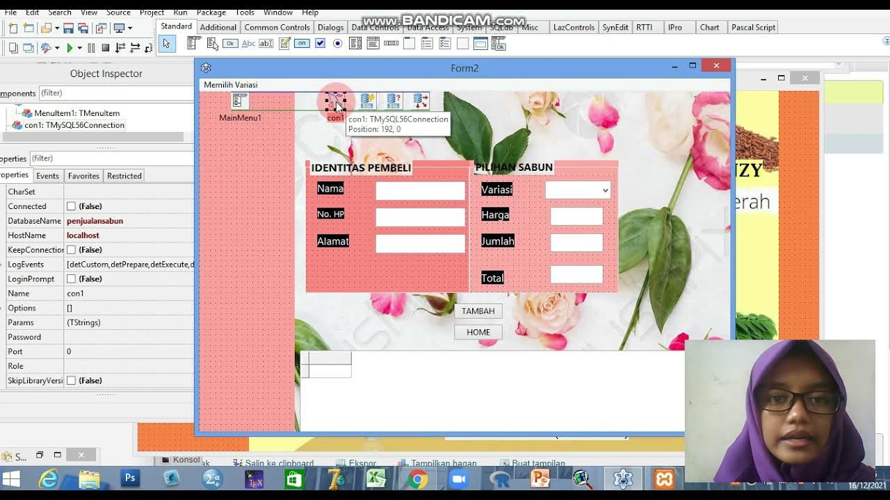 Program Aplikasi Menggunakan Lazarus dan Mengkoneksikan Database Pada Lazarus dengan MySQL - YouTube