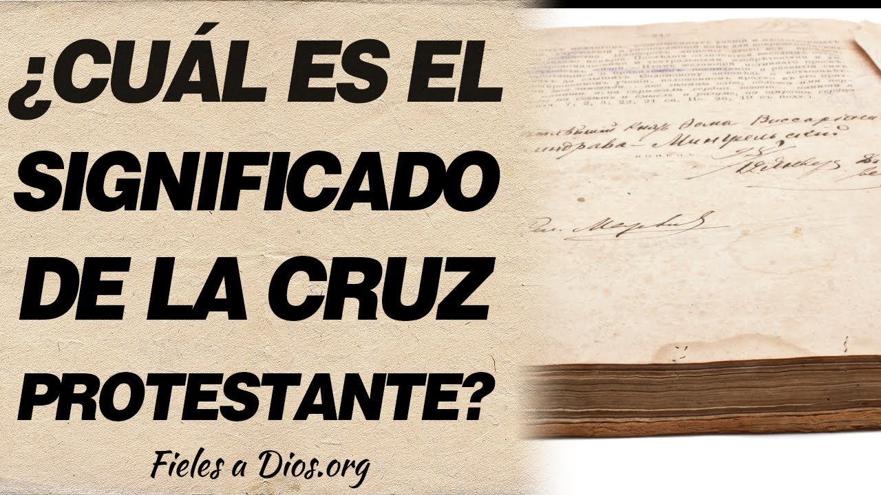🙏 ¿Cuál es el significado de la Cruz protestante? Conoce la verdad 🙏 ...