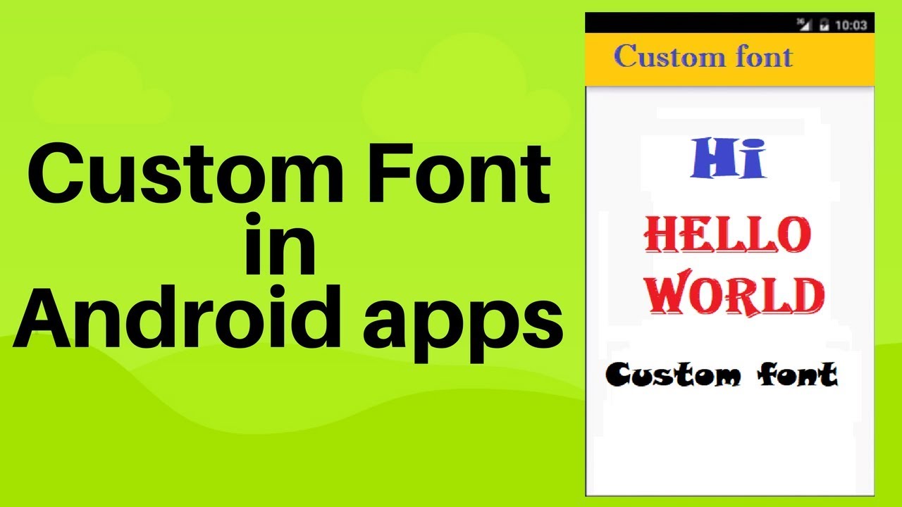 How To Use Custom Font In Android Studio YouTube How To Use Custom Font In Android Studio YouTube