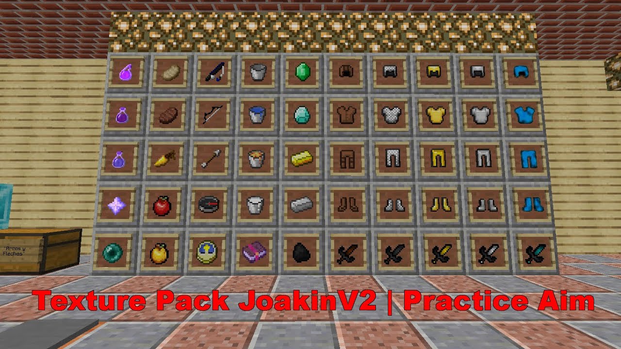 Review Texture Pack | Practice Aim | JoakinV2 PvP UHC | 1.8.X Y 1.7.X ...