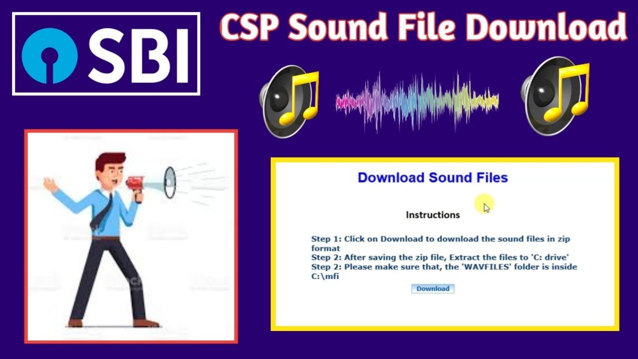 SBI CSP sound file installation process 2022 full detail I How to ...