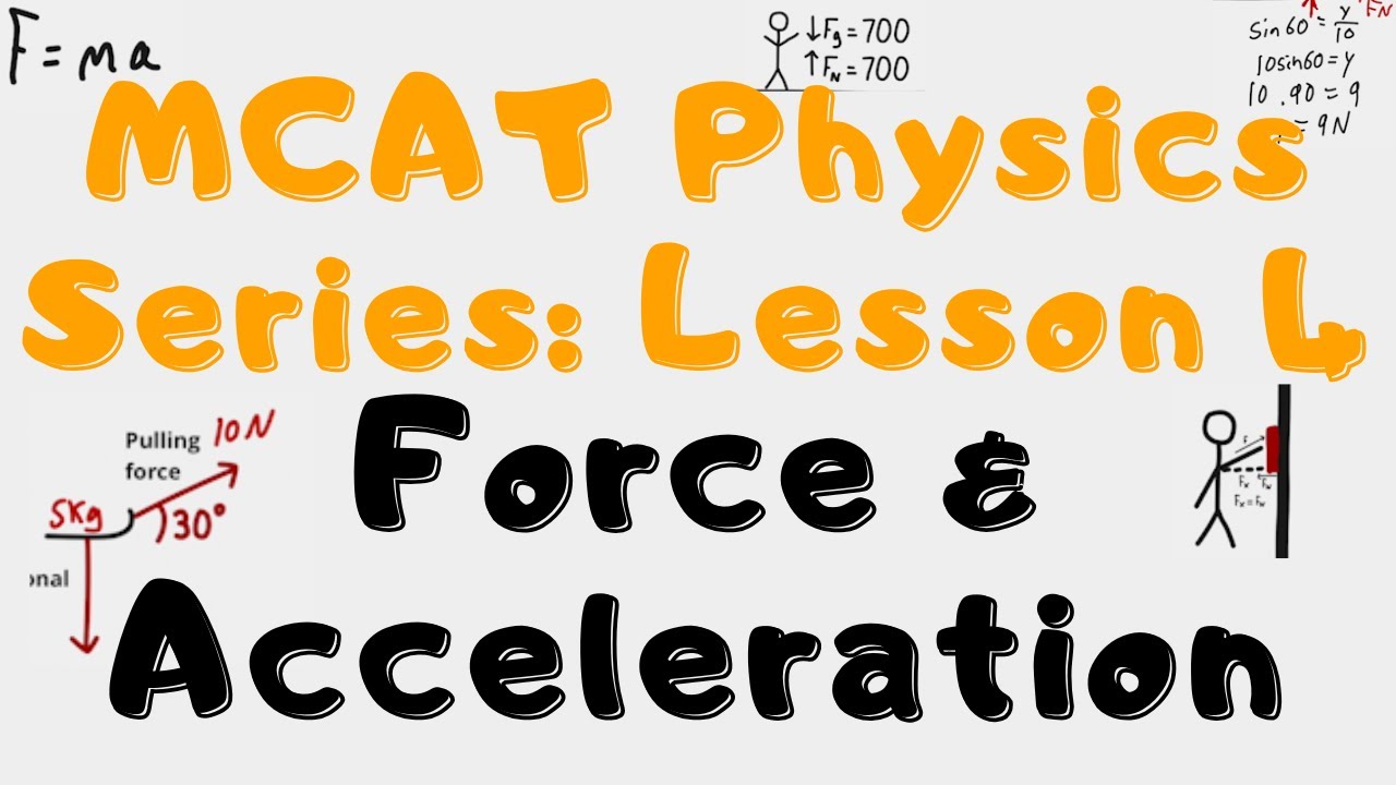 MCAT Physics: Force and Acceleration | 520 MCAT Physics Series - YouTube