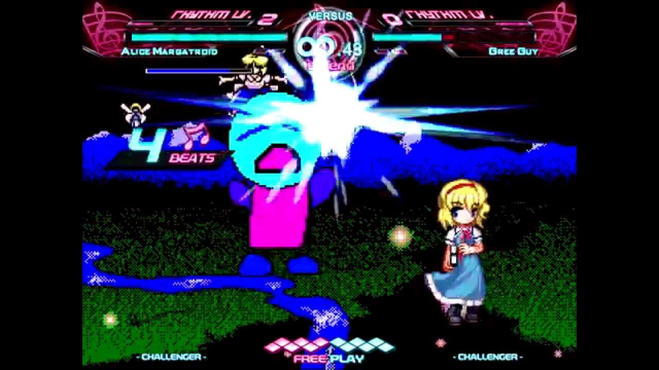 MUGEN - Alice Margatroid vs Gree Guy - YouTube