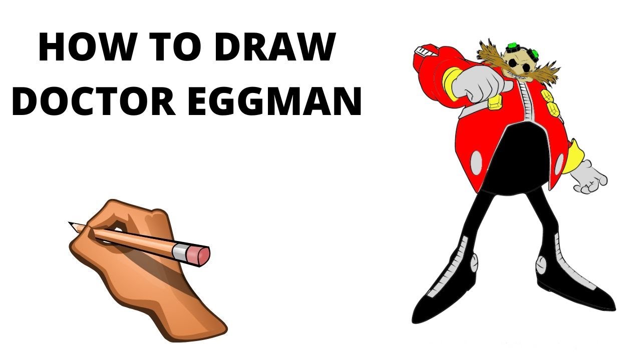 how to draw doctor eggman - YouTube