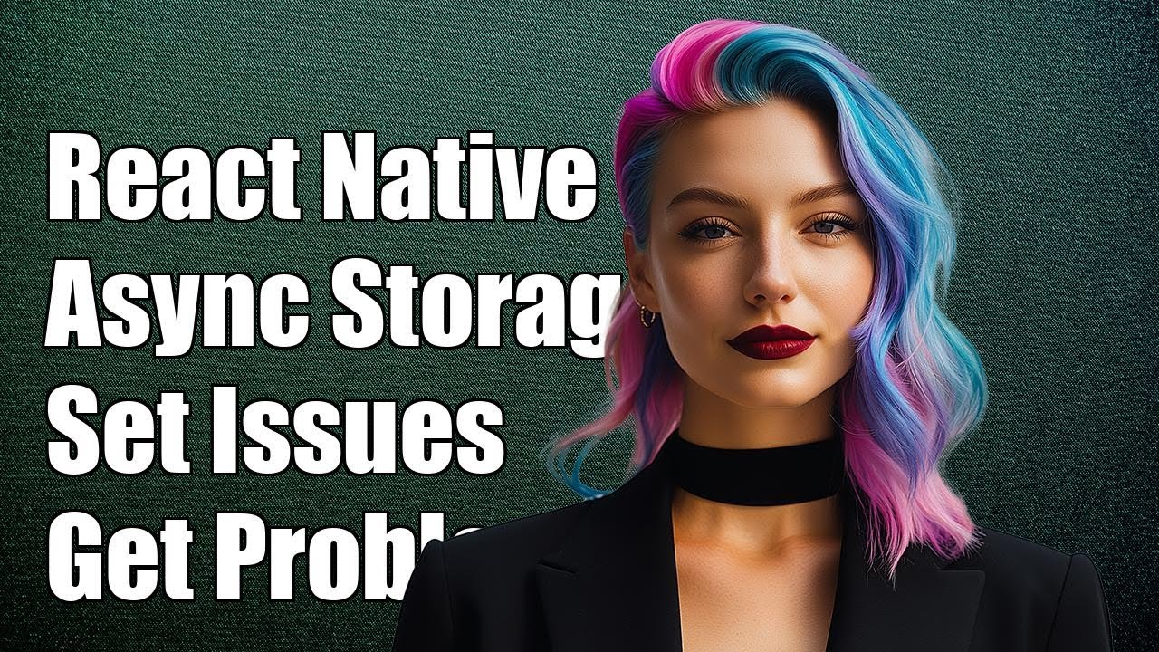 React Native Async Storage Issues: Fixing Set and Get Problems - YouTube