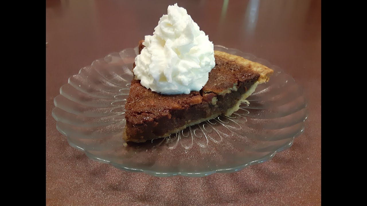 How To Make Homemade Fudge Pie - YouTube