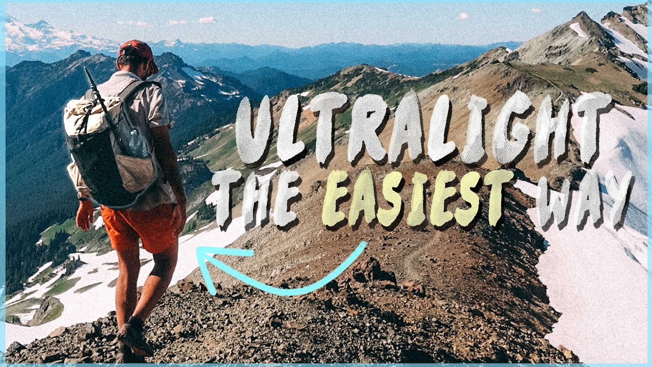 The Easiest Way to Go Ultralight in Backpacking - YouTube