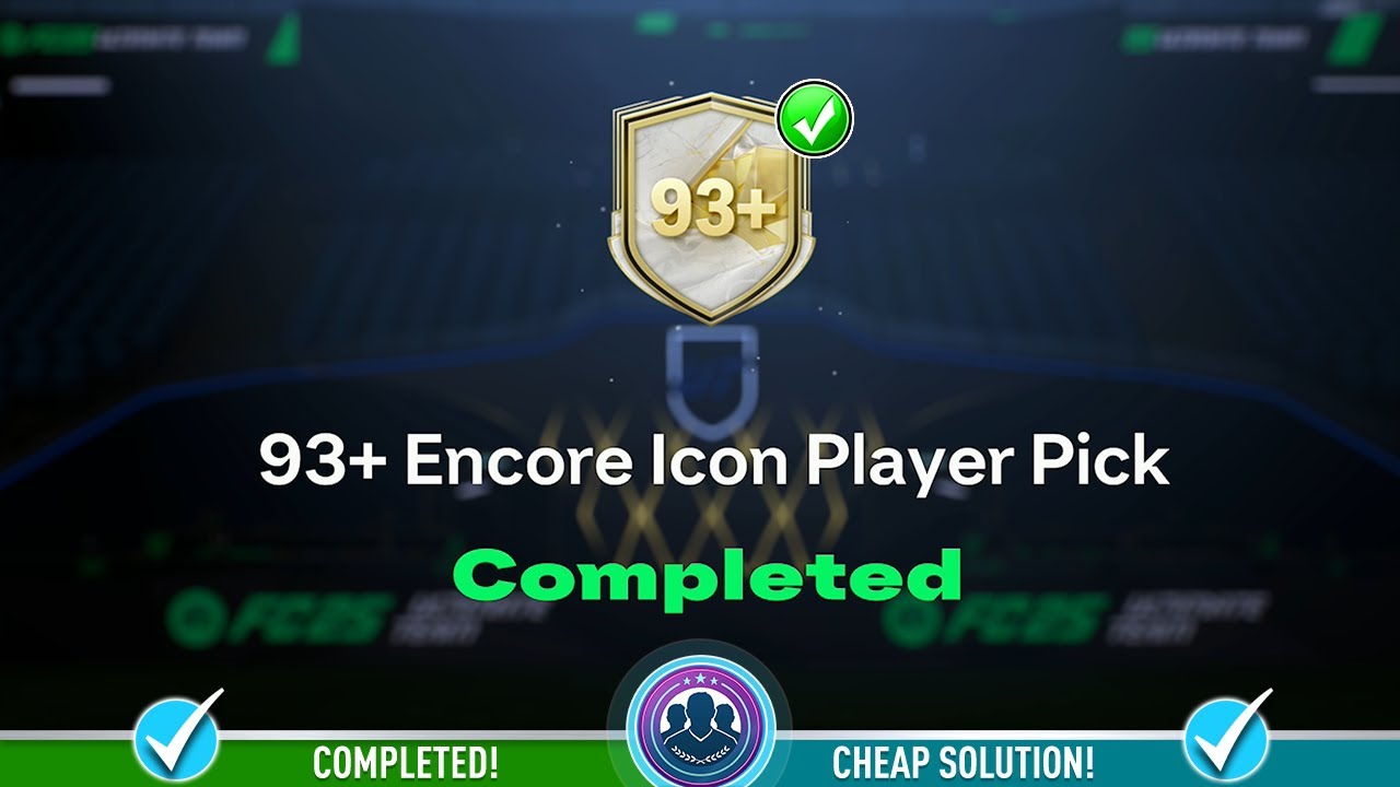 93+ Encore Icon Player Pick Opened! - Cheap Solution & SBC Tips - FC 25 ...