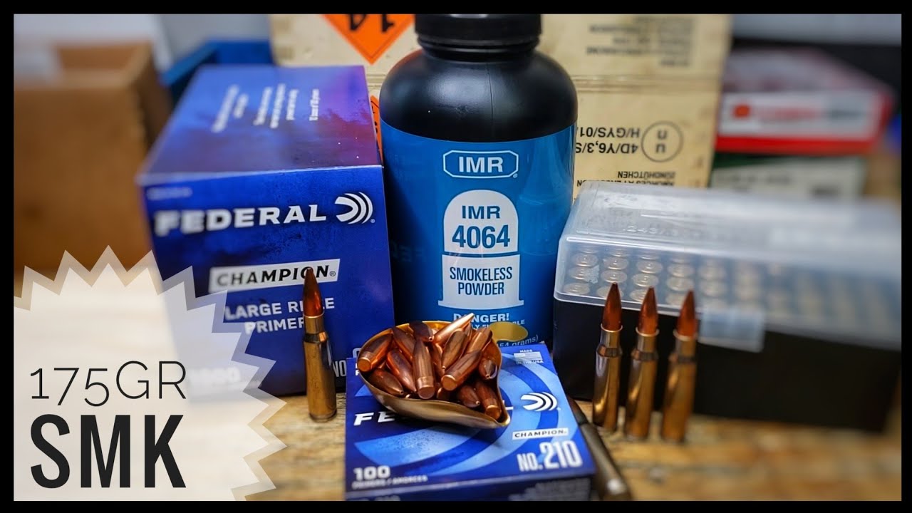 Reloading 308 Winchester With 175gr Sierra Match Kings, IMR 4064, and ...