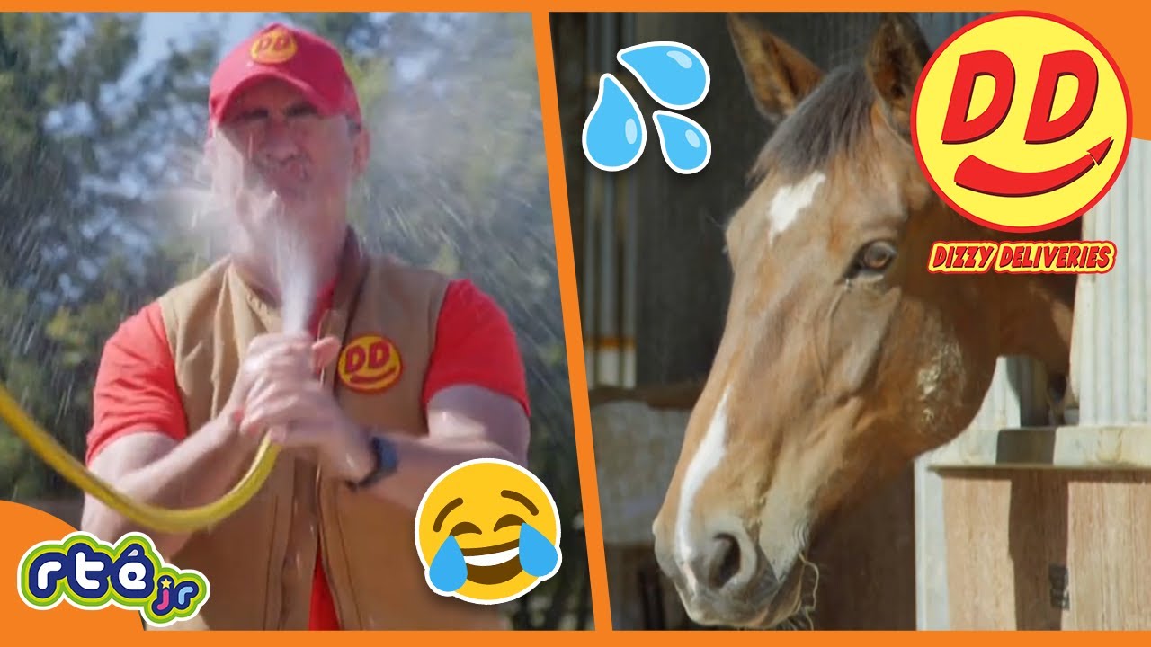Joe Helps with the Horses 🐴😂💦 | Dizzy Deliveries | RTÉjr - YouTube