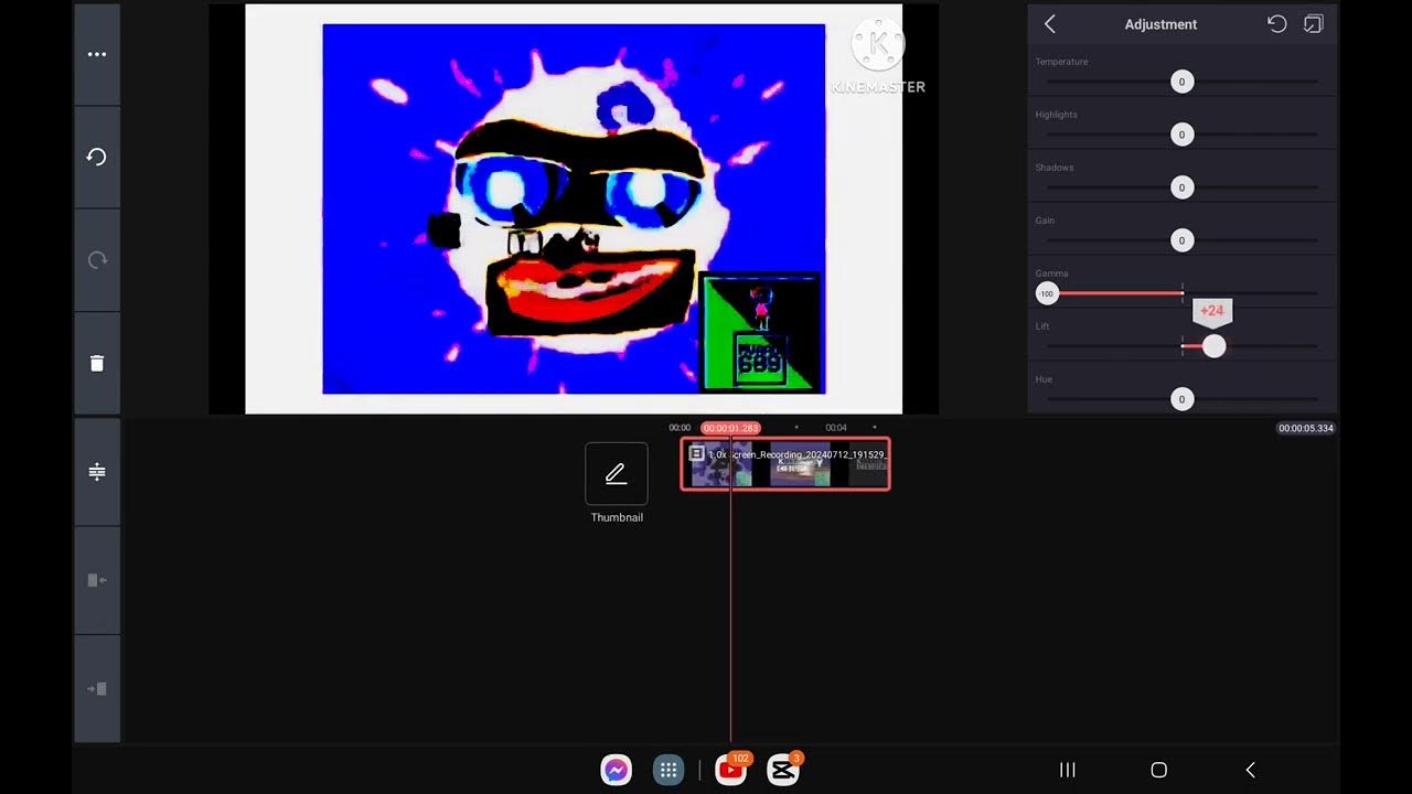 how to make g major 8 visuals on kinemaster - YouTube