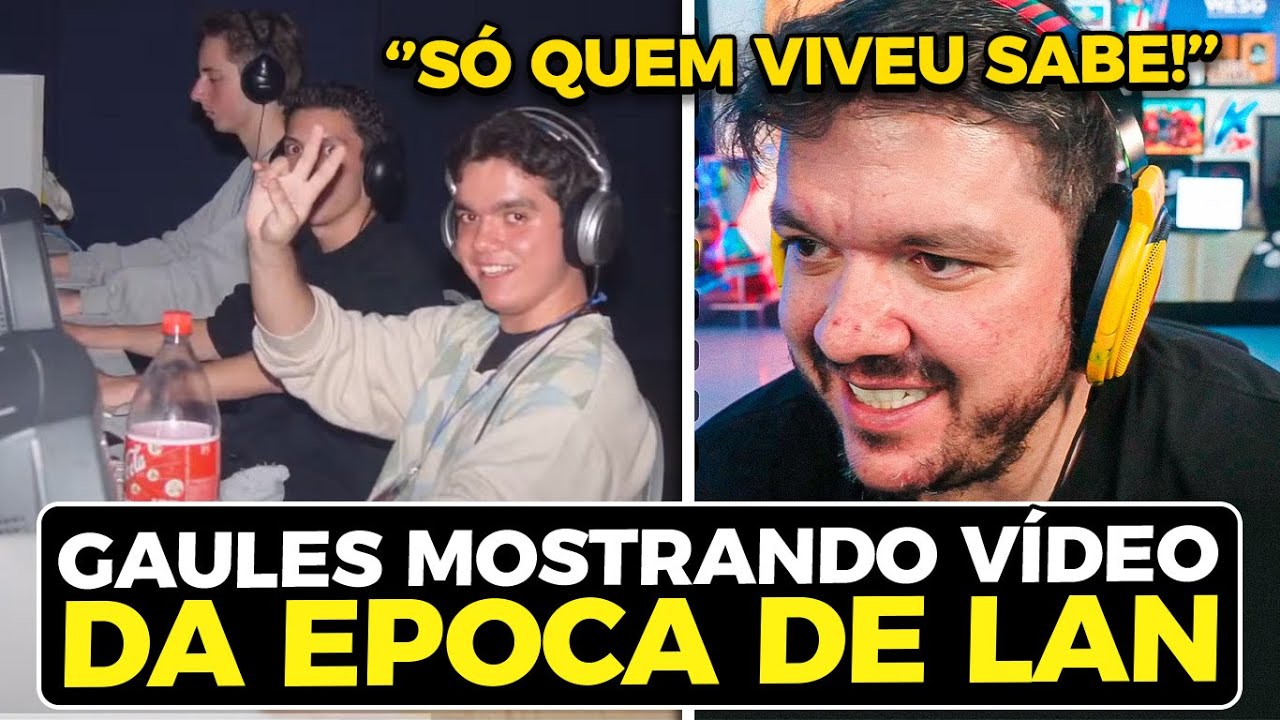 GAULES MOSTRANDO FOTOS DA ÉPOCA EM QUE FAZIA LAN PARTY | CORTES DO ...