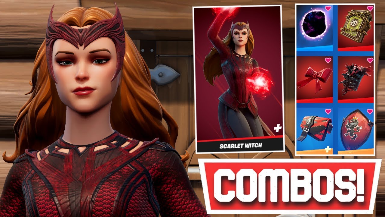 *NEW* BEST SCARLET WITCH SKIN [SCARLET WITCH BUNDLE] COMBOS! | Fortnite ...