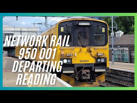 Network Rail 950 001 departing Reading - YouTube