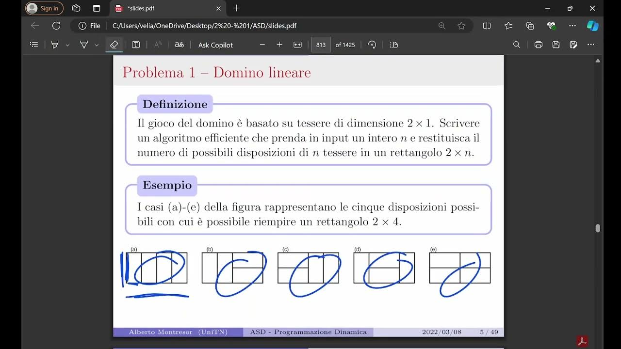 Dynamic Programming 1 - Domino - YouTube